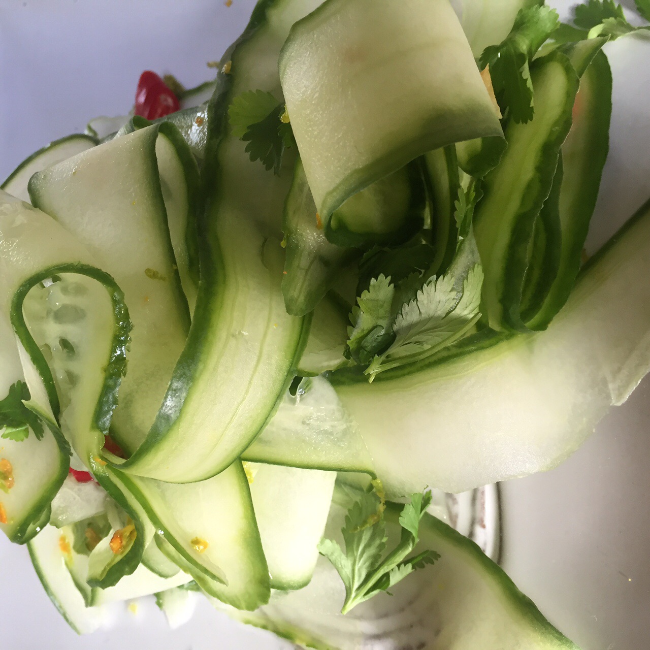 Cucumber Ribbon Salad | Yogatraveller - Yoga Holidays & Retreats ...